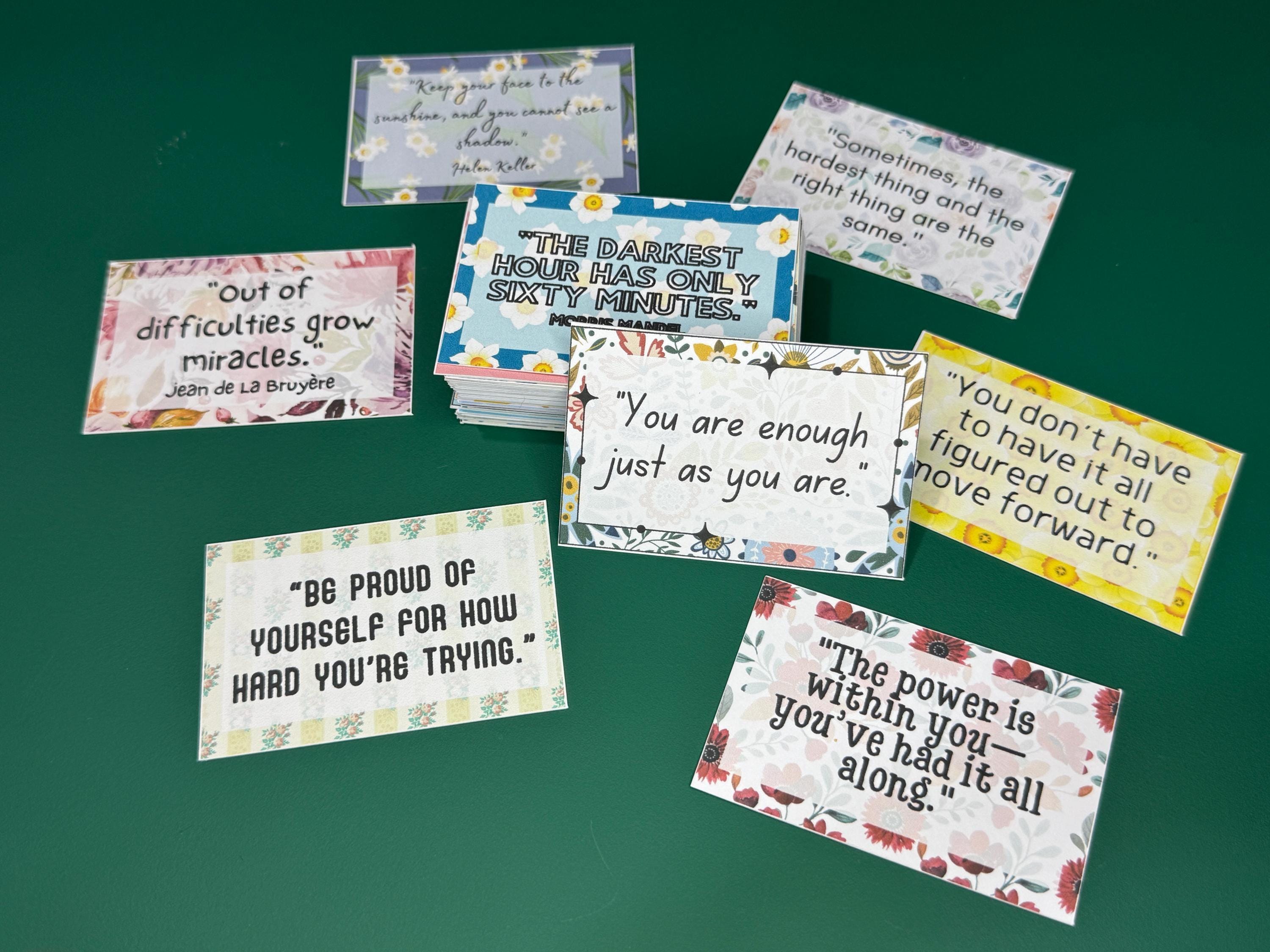 112 Printable Encouraging Quote Cards, Encouraging Cards, Journal ...