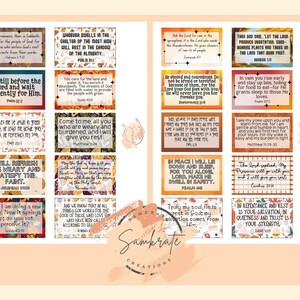 110 Autumn Bible Verse Cards Printable Scripture Cards Printable ...