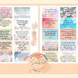 110 Printable Inspirational Quote Cards: Collage Ephemera (PDF) - Etsy