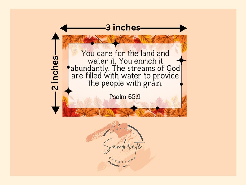 110 Autumn Bible Verse Cards, Printable Scripture (digital Download) - Etsy