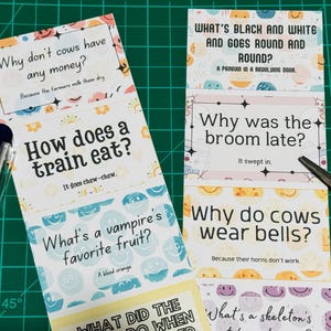 110 Funny Joke Cards: Printable Encouragement Cards (digital Download ...