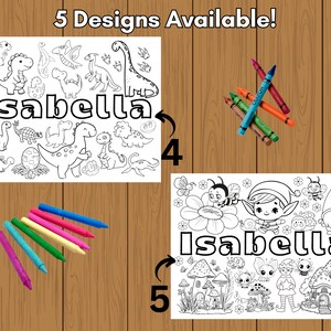 Customizable Coloring Pages for Kids Personalized Coloring Pages for ...