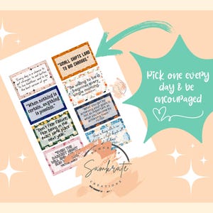 112 Printable Encouraging Quote Cards, Encouraging Cards, Journal ...