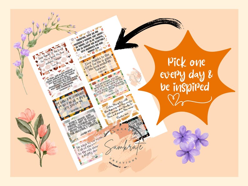 110 Autumn Bible Verse Cards Printable Scripture Cards Printable ...