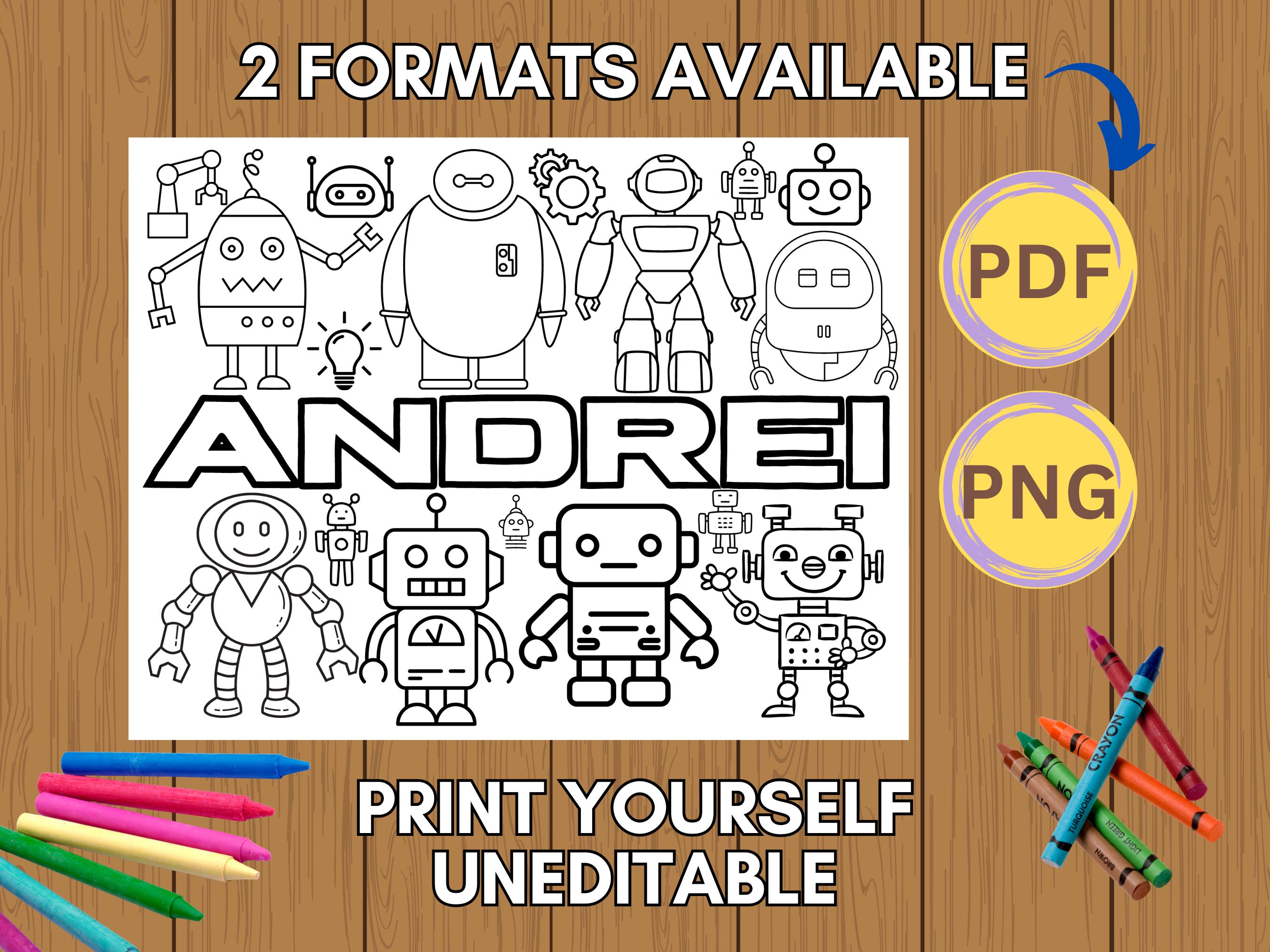 Customizable Coloring Pages for Kids Personalized Coloring Pages for ...