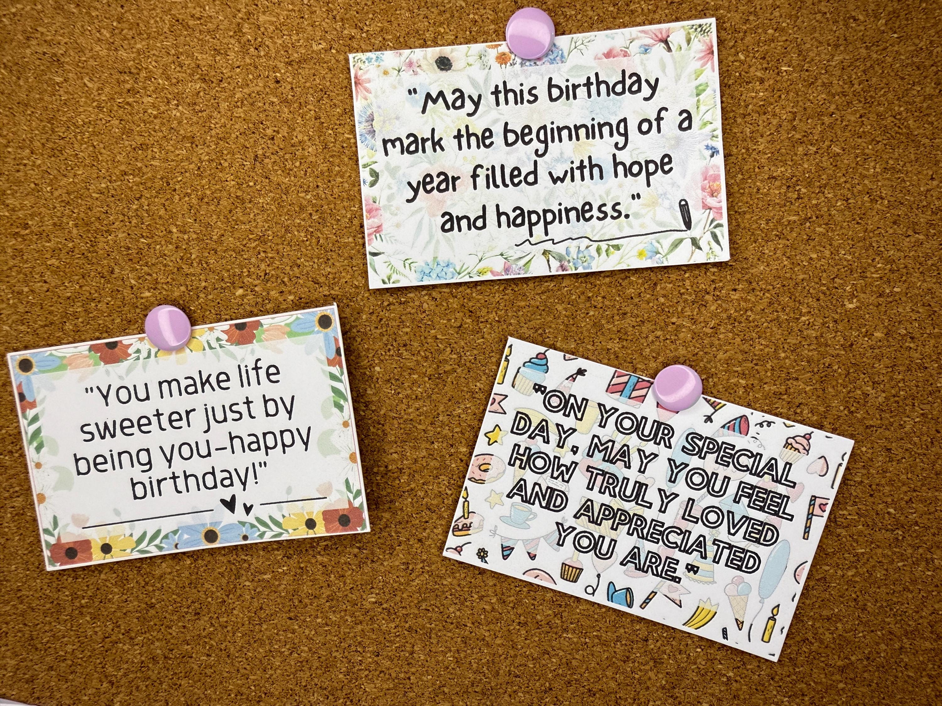 112 Printable Heartfelt Birthday Quote Cards (digital Download) - Etsy