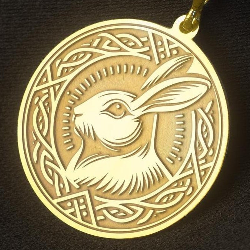 Rabbit Necklace - Etsy