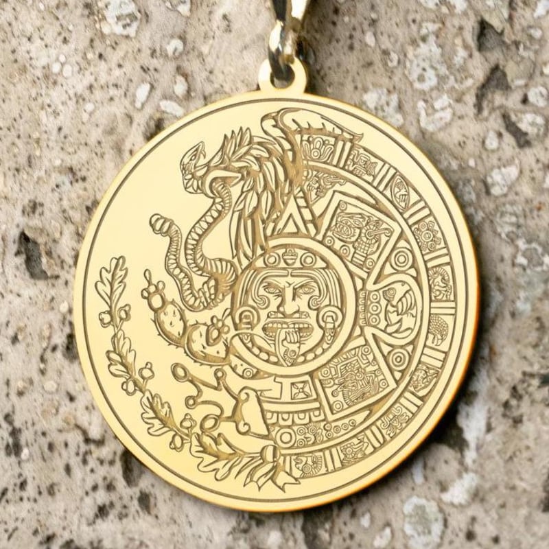 Mayan Pendant - Etsy