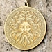 14k Solid Gold Zeus Necklace, Father of Gods and Men Zeus Necklace ...