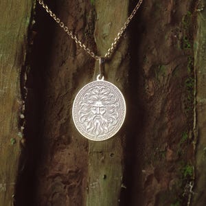 14k Solid Gold Zeus Necklace, Father of Gods and Men Zeus Necklace ...