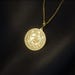 Ares Medallion: Engraved Greek God of War Pendant, Sterling Silver or ...