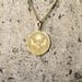 14K Gold Sol Invictus Necklace: Roman Sun God Pendant - Etsy