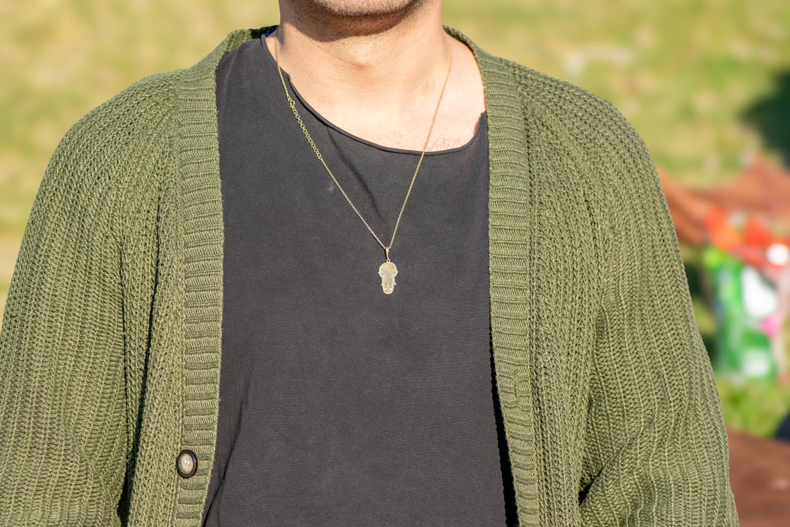 14K Gold Inca Idol Necklace: Peruvian Mythological Pendant - Etsy