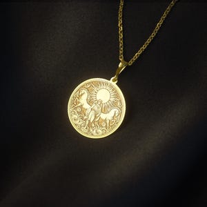 Sol Invictus Necklace: Roman Sun God Pendant - Etsy