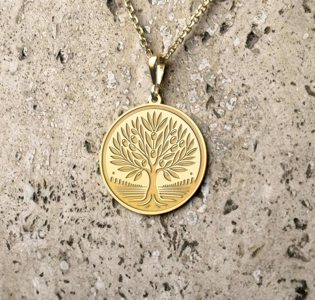 Olive Tree Necklace: Symbol of Peace - Etsy