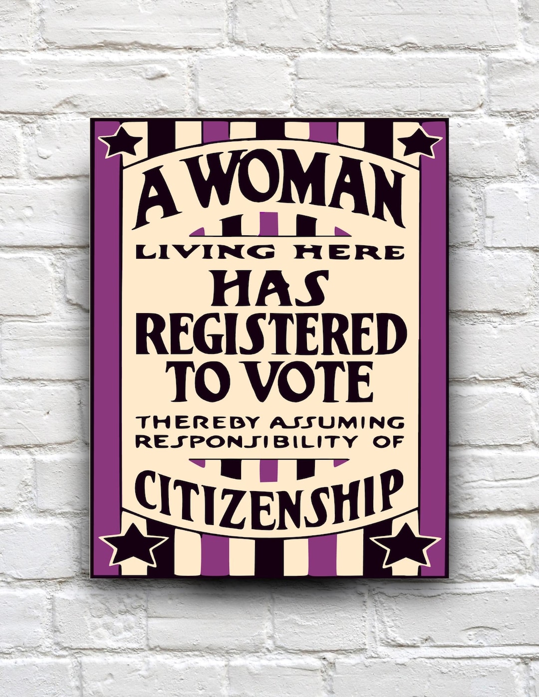 Suffragist Poster Womens Suffrage Art Suffragette Print Prints Posters ...
