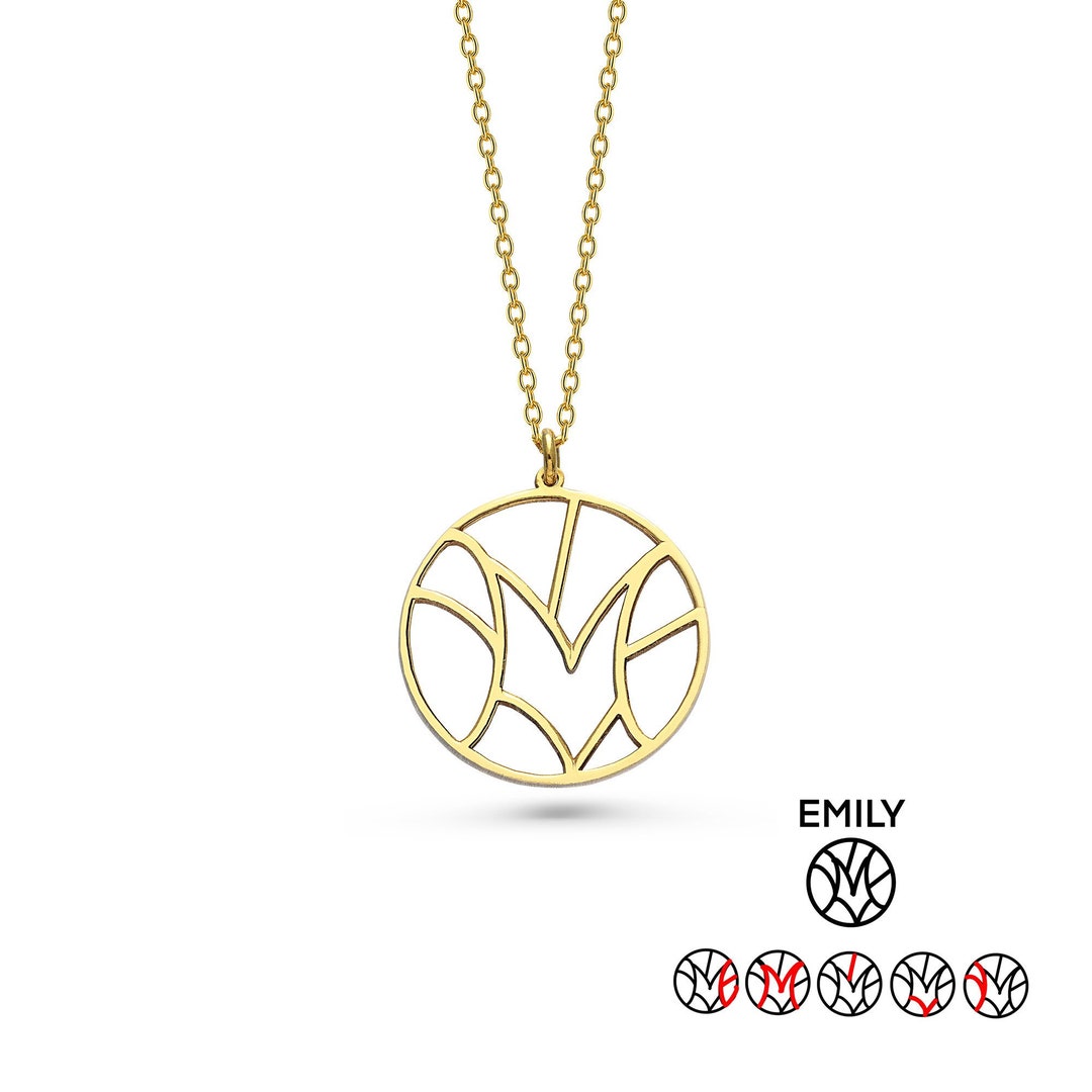 Name Logo Necklace for Women, Personalized Handmade Custom Jewelry ...