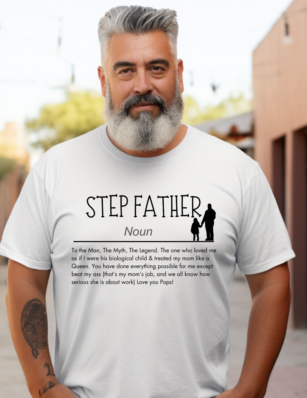 Step Dad Appreciation Tee, Father's Day Gift Idea, Funny Step Dad Shirt ...