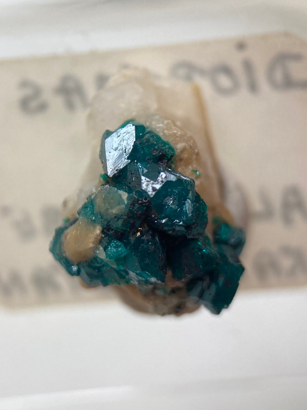 Dioptase Crystals on Matrix From the Type Locality Altyn-tyube ...