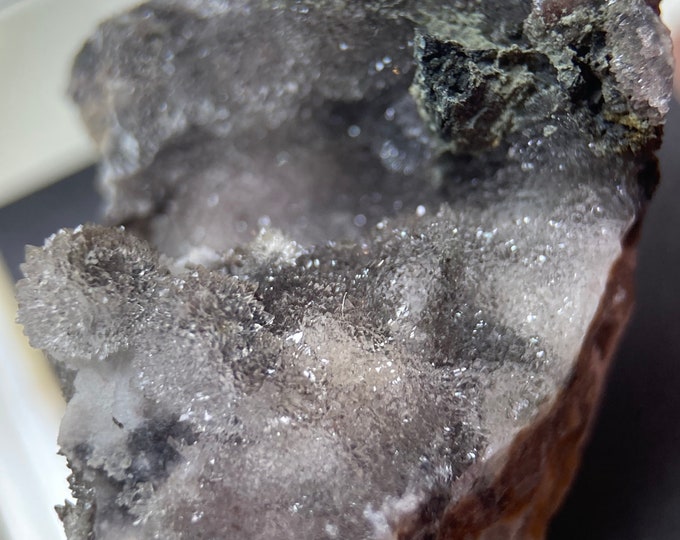 Purplish Druse of Creedite From Mexico. for Mineral and Gem Collecting ...
