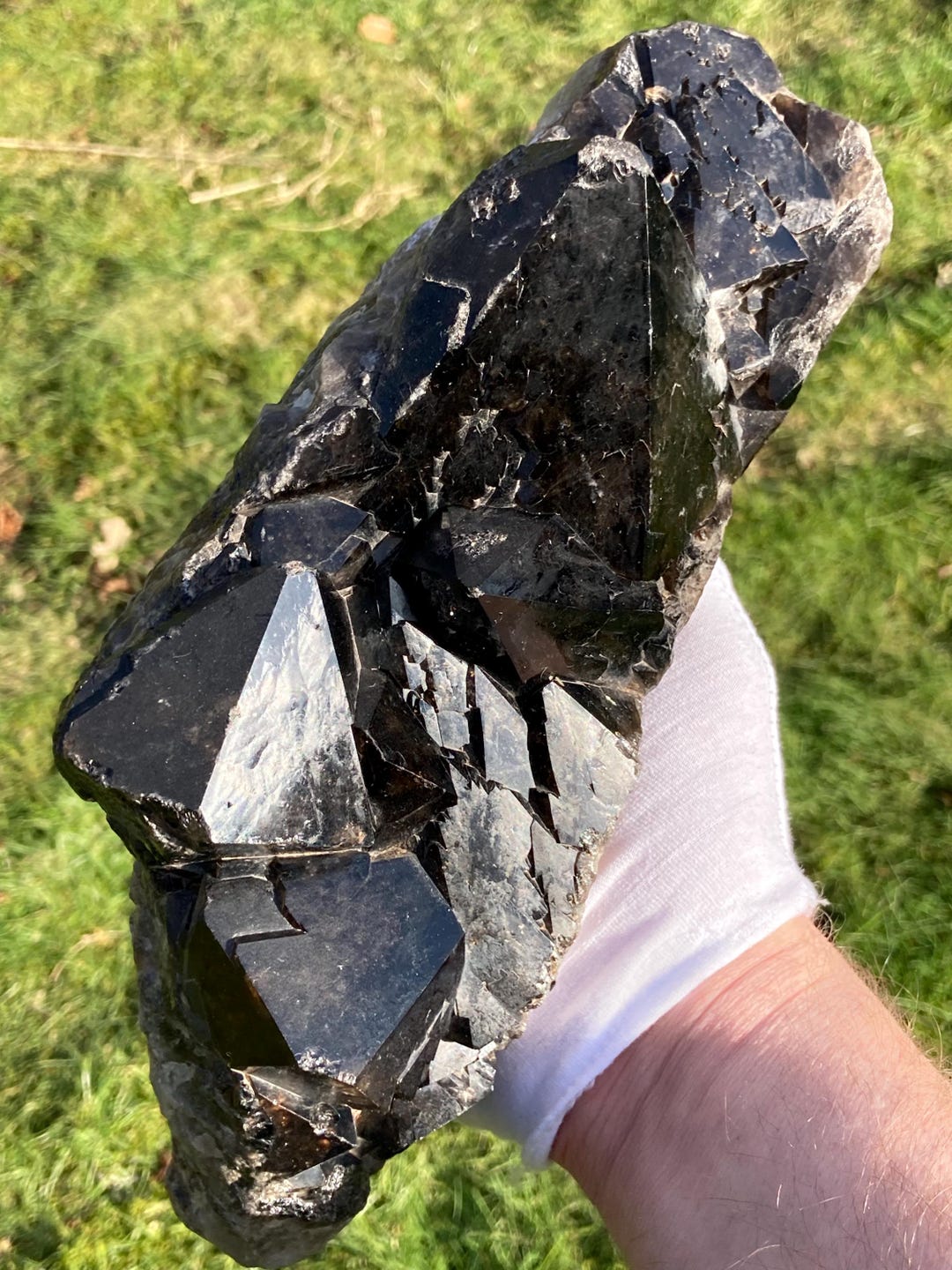 Large Smoky Quartz Morion From Recruta Farm Brazil Mega Crystalcluster ...