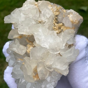 1972 Collection, Amazing Stacking Calcite Crystals on Quartz From ...