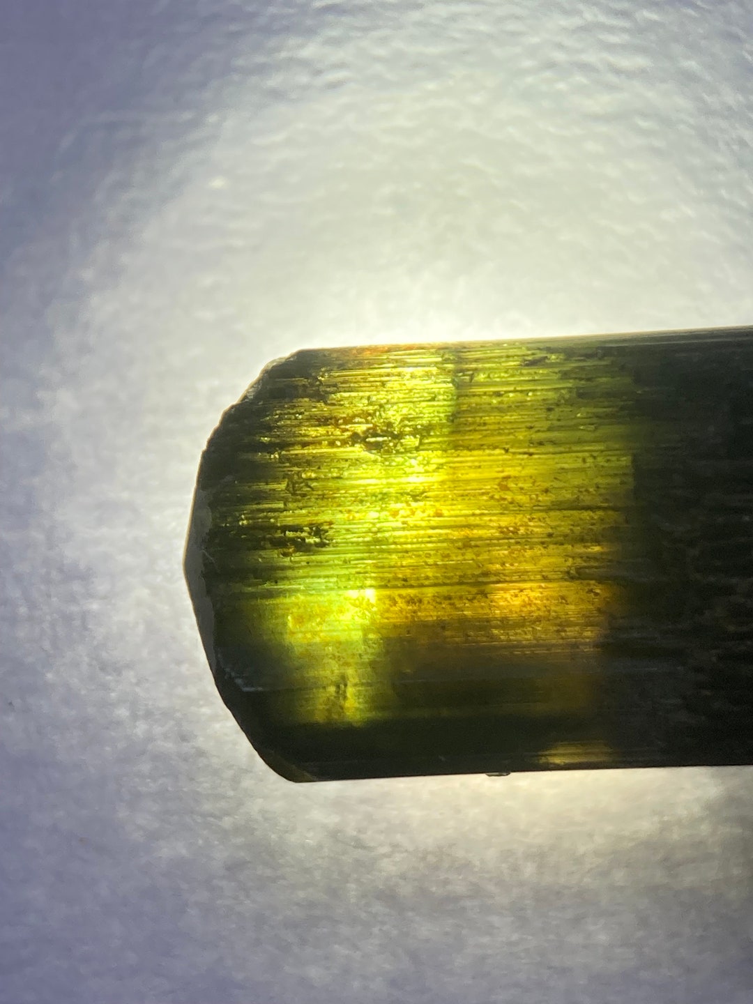 Large Gem Verdelite Dravite Terminated Tourmaline Gemstone Crystal From ...