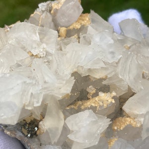 1972 Collection, Amazing Stacking Calcite Crystals on Quartz From ...