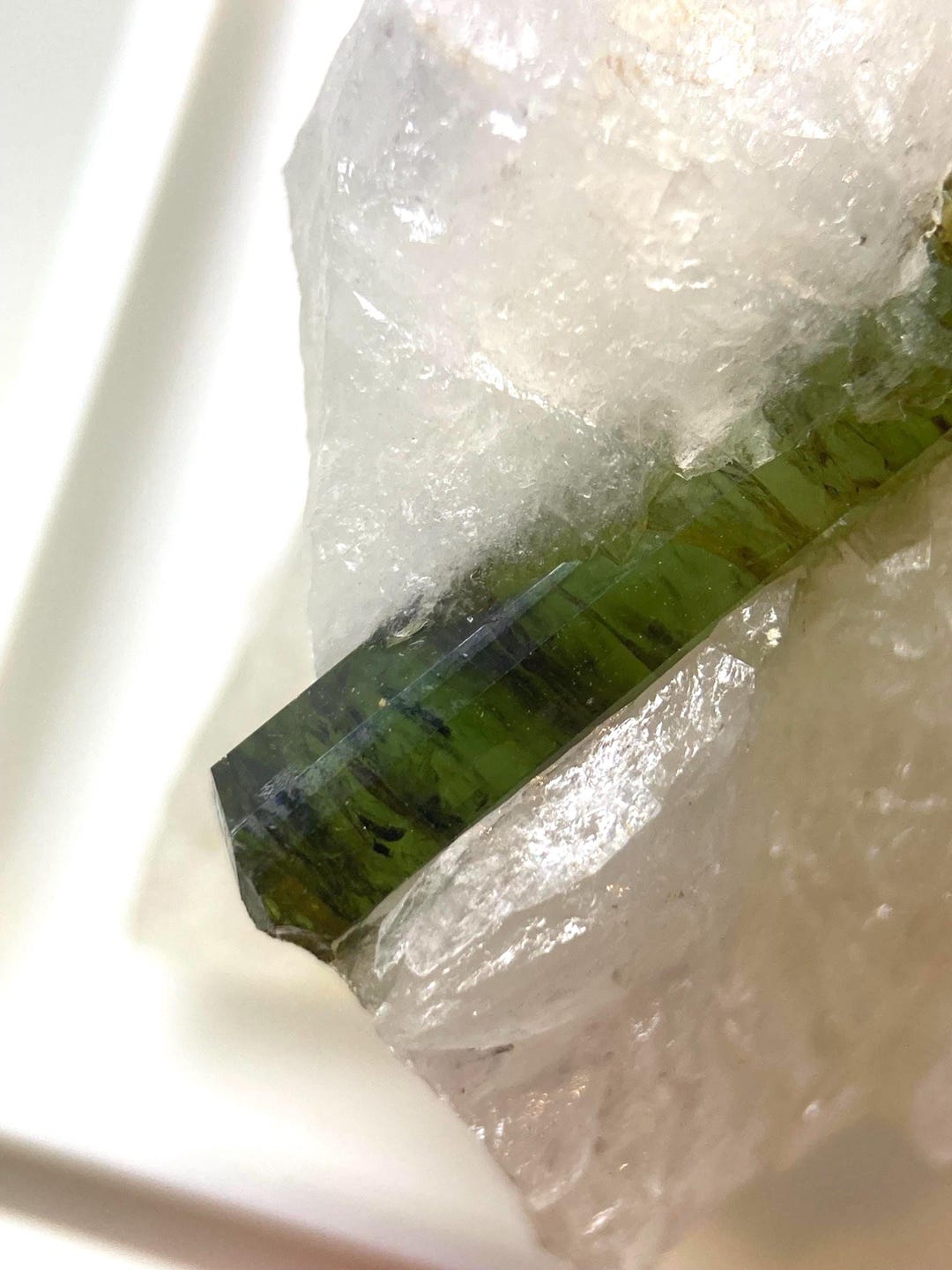 Tourmaline Elbaite Verdelite Minerals Crystals From Minas Gerais Brazil ...