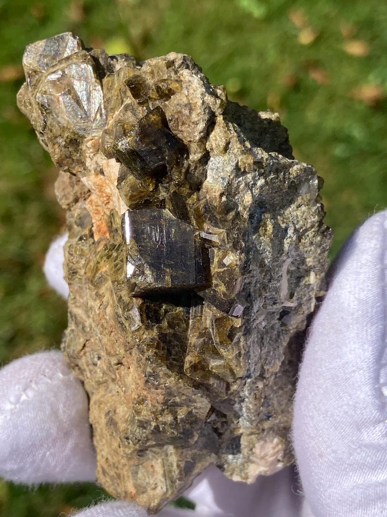 1978 Vesuvianite From Eikeren Norway, From Old Collection, for ...