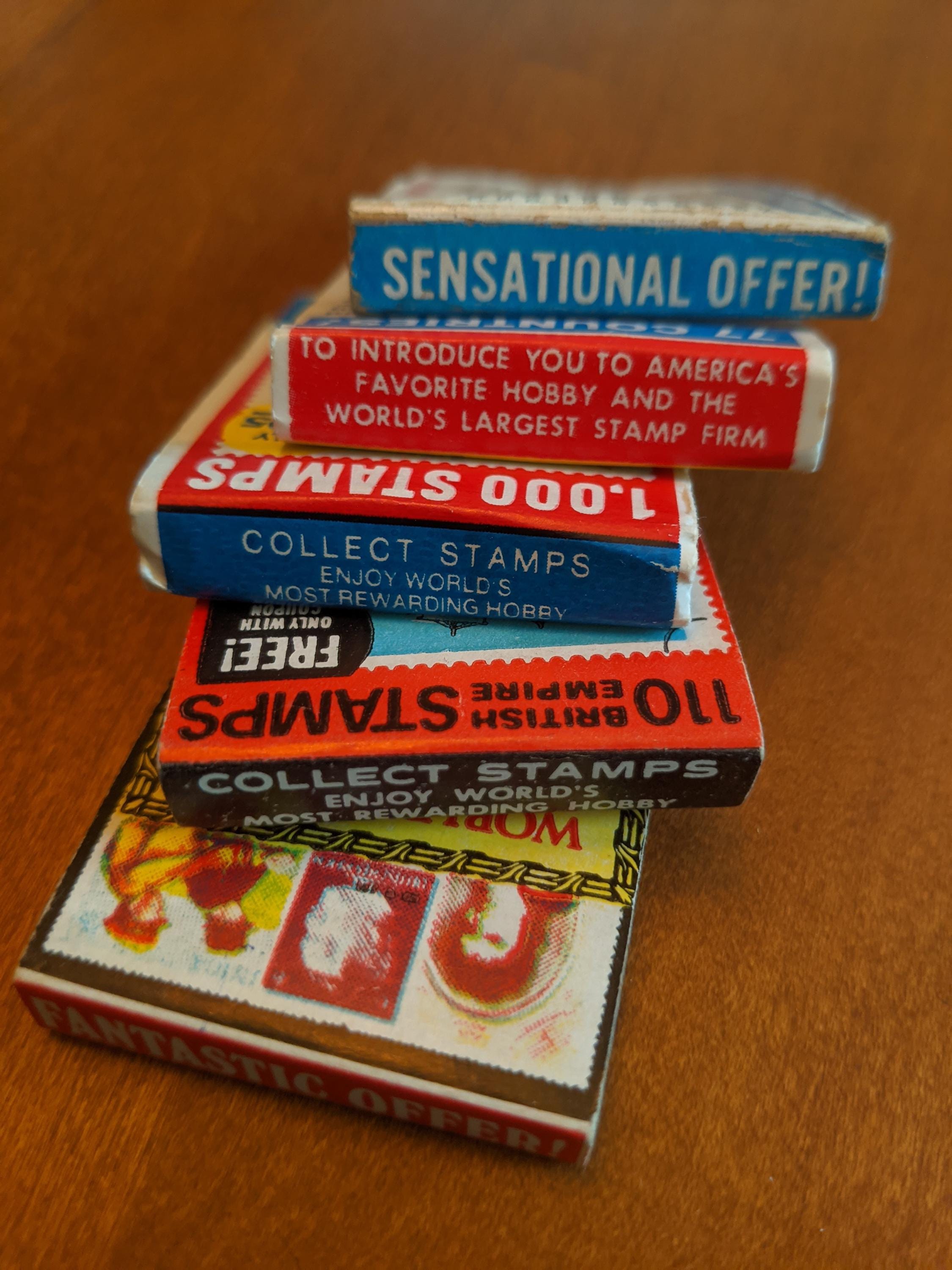 Vintage International Stamp Advertising Matchbooks Ca. 1960s - Etsy