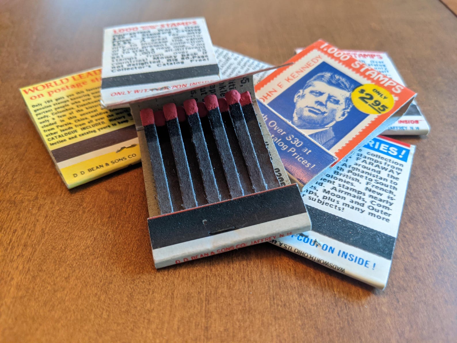 Vintage International Stamp Advertising Matchbooks Ca. 1960s - Etsy