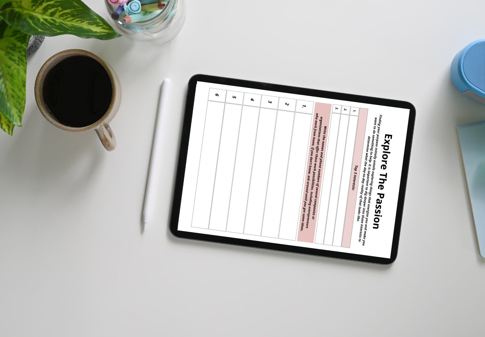 Find Your Passion Planner Printable Life Purpose Workbook How to Find ...