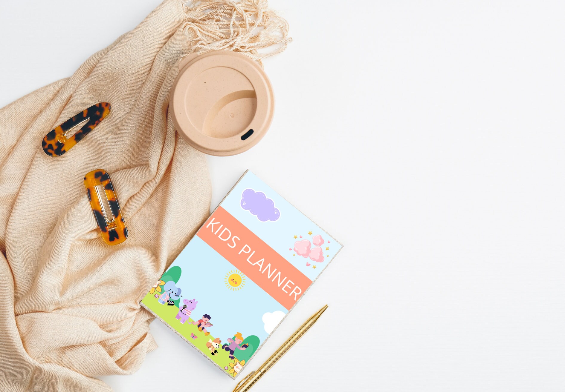 Printable Kids Planner, Kids Daily Planner, Daily Journal for Kids, 55 ...