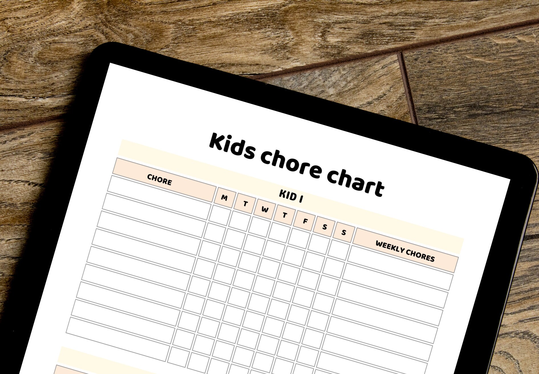 Printable Kids Chore Charts, After Before School Kids Charts Bundle ...