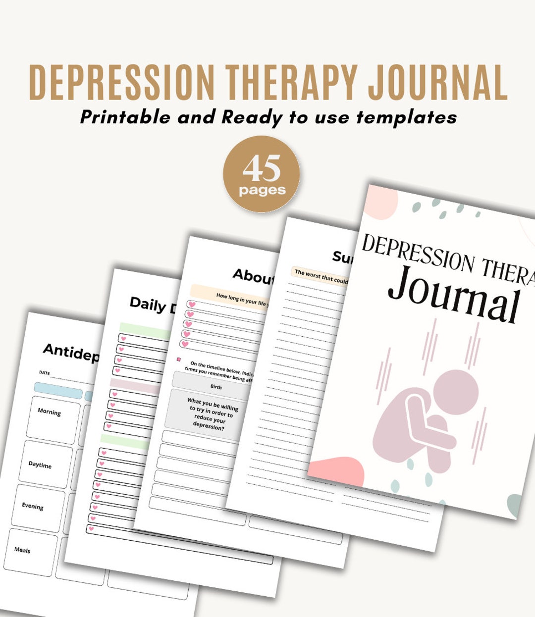 Depression Mental Health Journal Depression Workbook Coping Skills ...