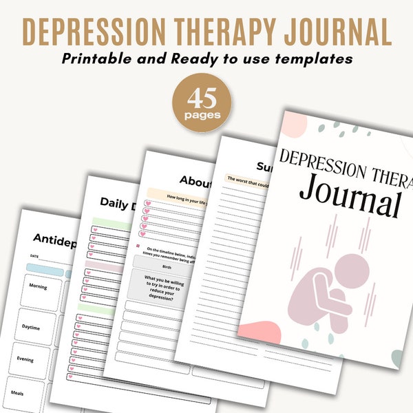 Depression Mental Health Journal Depression Workbook Coping Skills ...