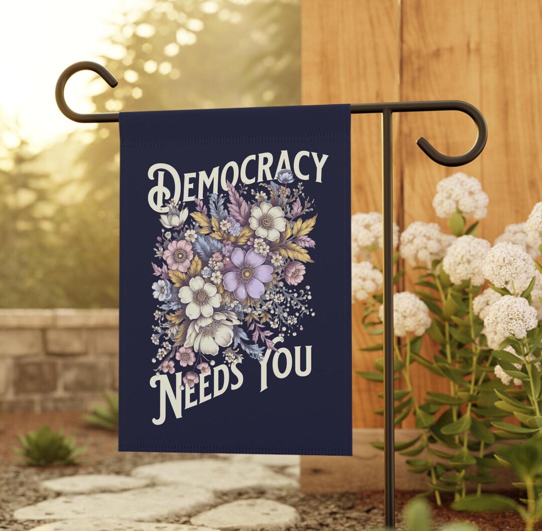 Pro-democratic Sign Pro-democracy Flag Immigrant Rights Yard Sign ...