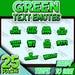 25 Green Text Emotes: Twitch, Youtube, Discord (112px) (digital ...