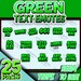 25 Green Text Emotes: Twitch, Youtube, Discord (112px) (digital ...
