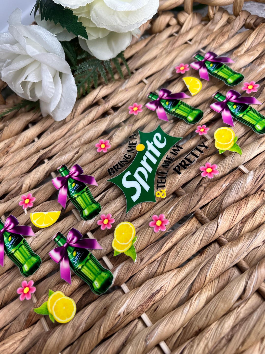 Uvdtf Cup Wraps Coquette | Soda Sprite Cup Wrap | Drink Cup Wraps - Etsy