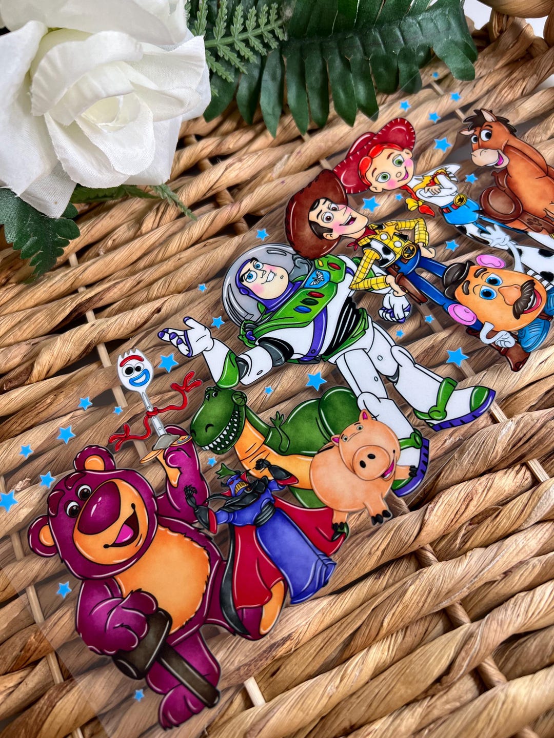 Uvdtf Cup Wrap Toys Friends | Uvdtf Cute Toys Wrap | Ready to Apply - Etsy