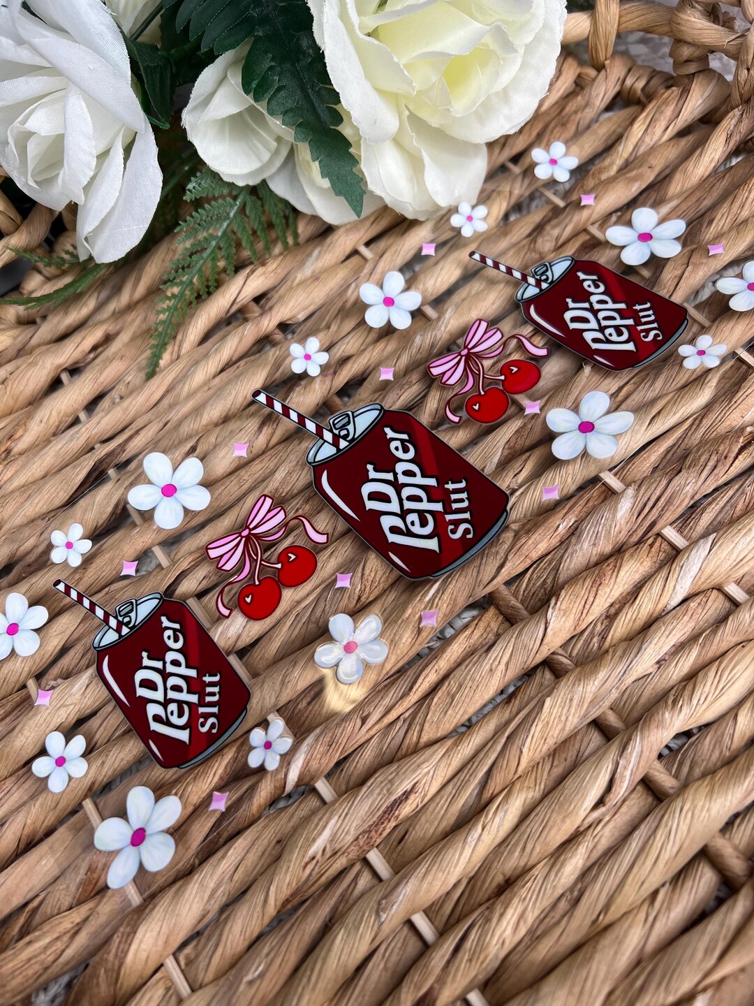 Uvdtf Cup Wraps Coquette | Soda Dr Pepper Cup Wrap | Drink Cup Wraps - Etsy