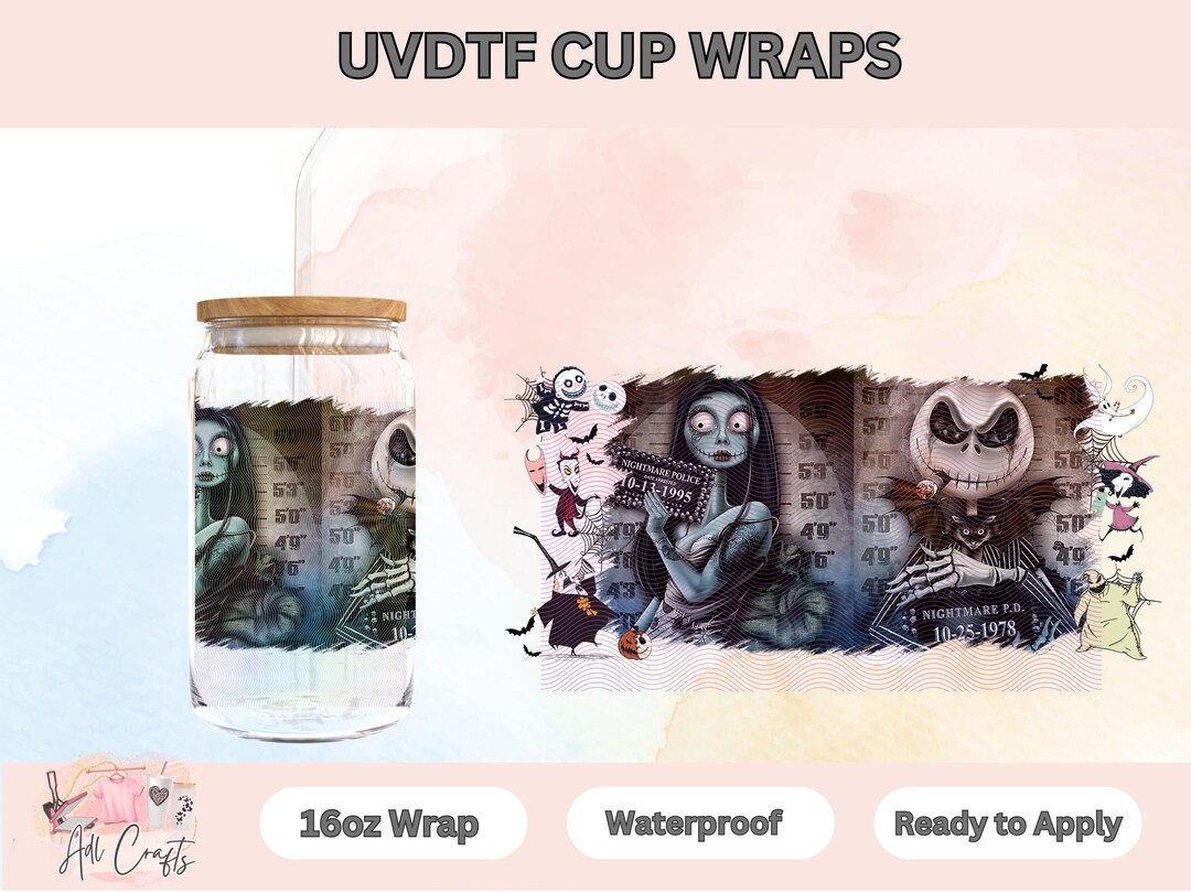UV DTF Wrap Movie Characters | Ready to Apply | 16oz Cup Wrap | Uv ...