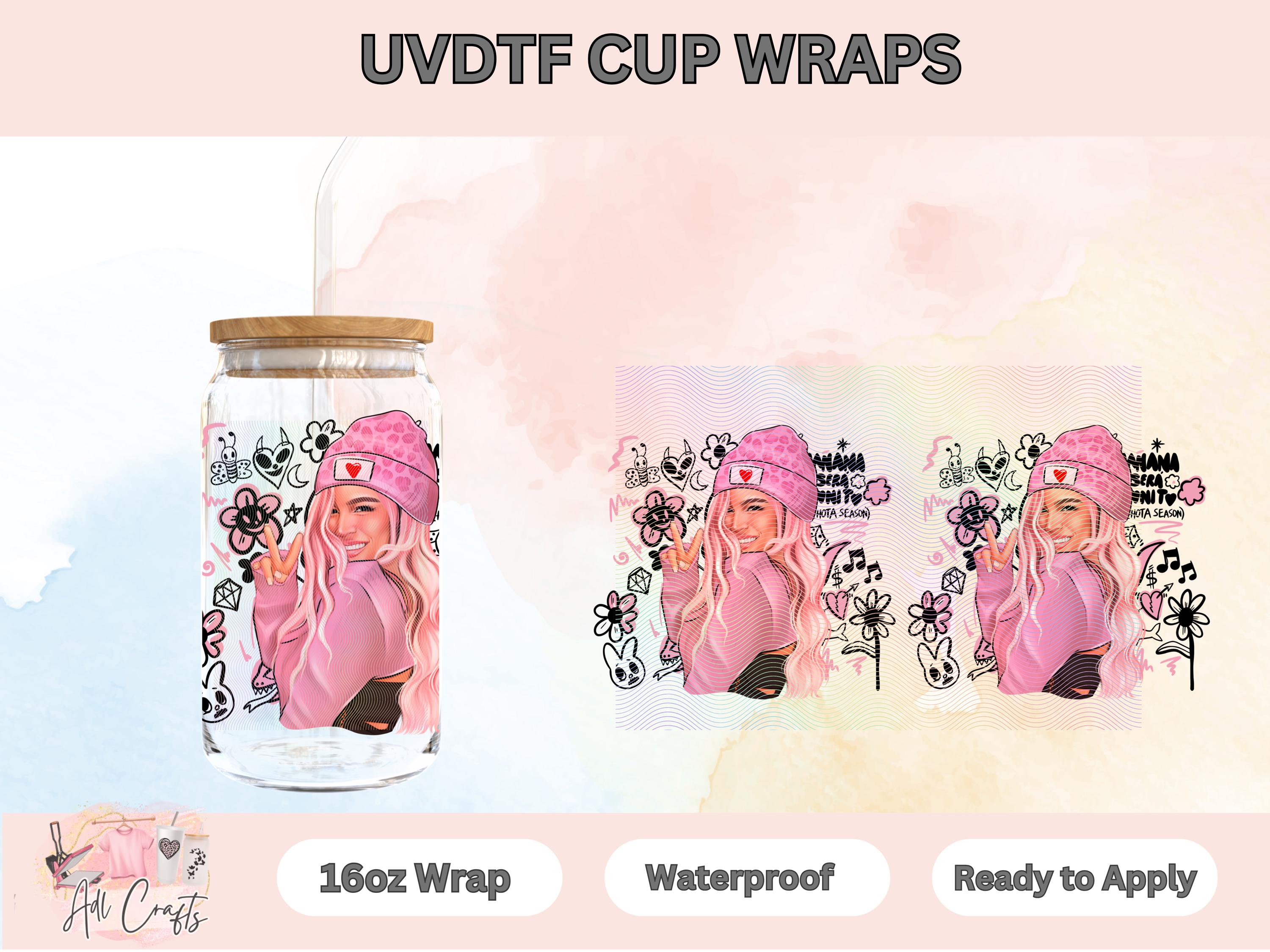 Uvdtf Cup Wrap Karol G Uvdtf Ivan Wrap La Bichota Cup Wraps - Etsy