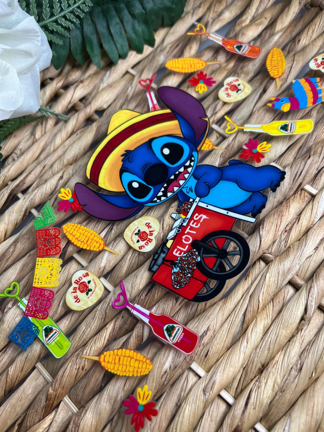 Uvdtf Cup Wrap Antojitos Mex | Uvdtf Mexican Elotero Wrap | Blue Alien ...