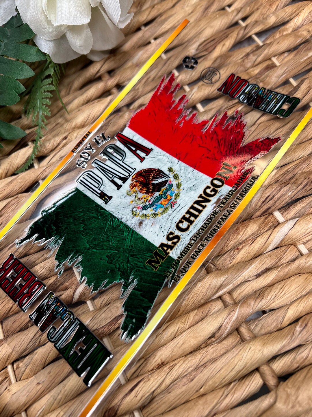 Uvdtf Cup Wrap Mexican | Uvdtf El Papa Mas Chingo Sport | El Papa ...