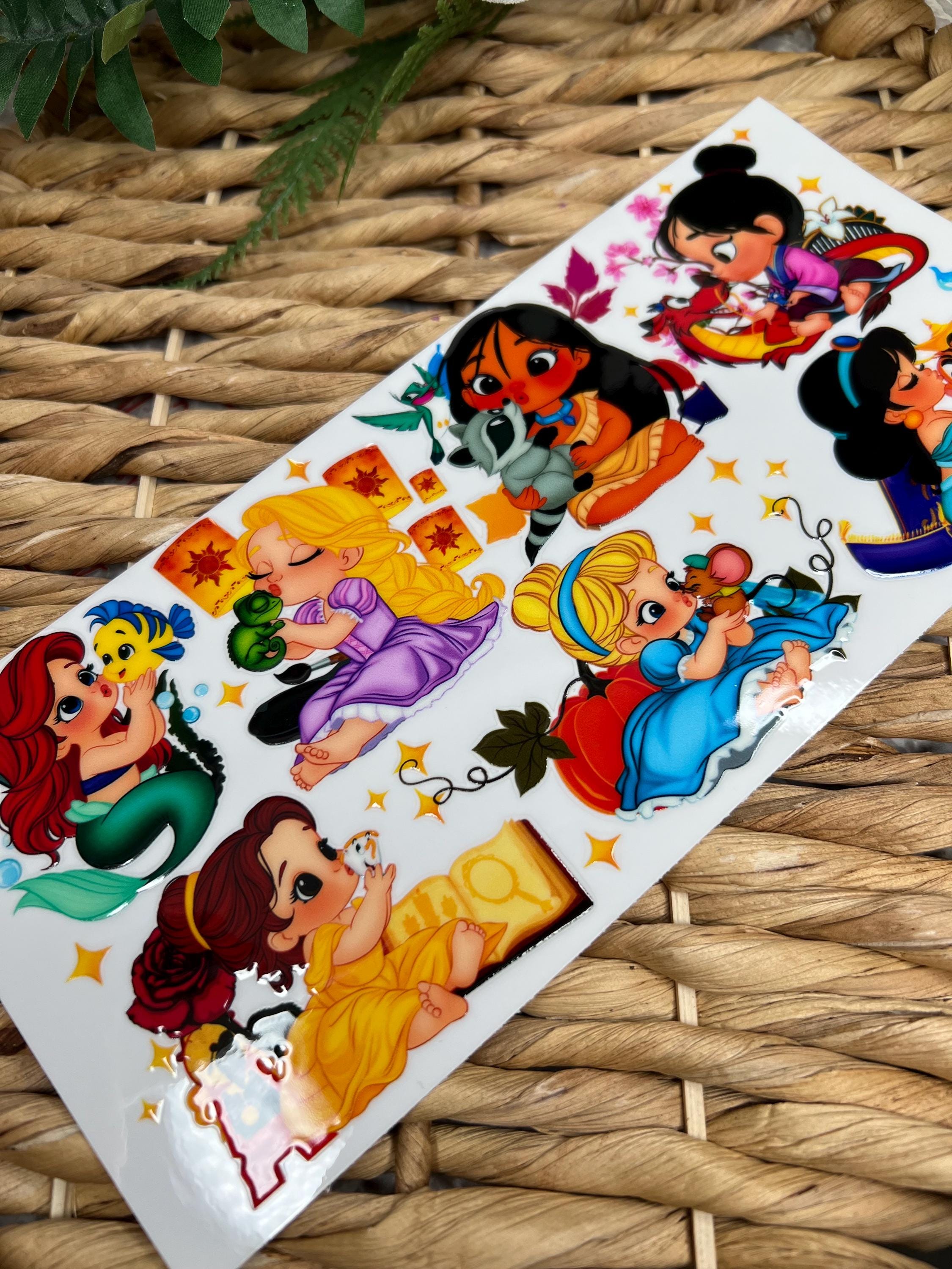 Uvdtf Cup Wrap Princesses | Uvdtf Princess Magicals Wrap | Ready to ...