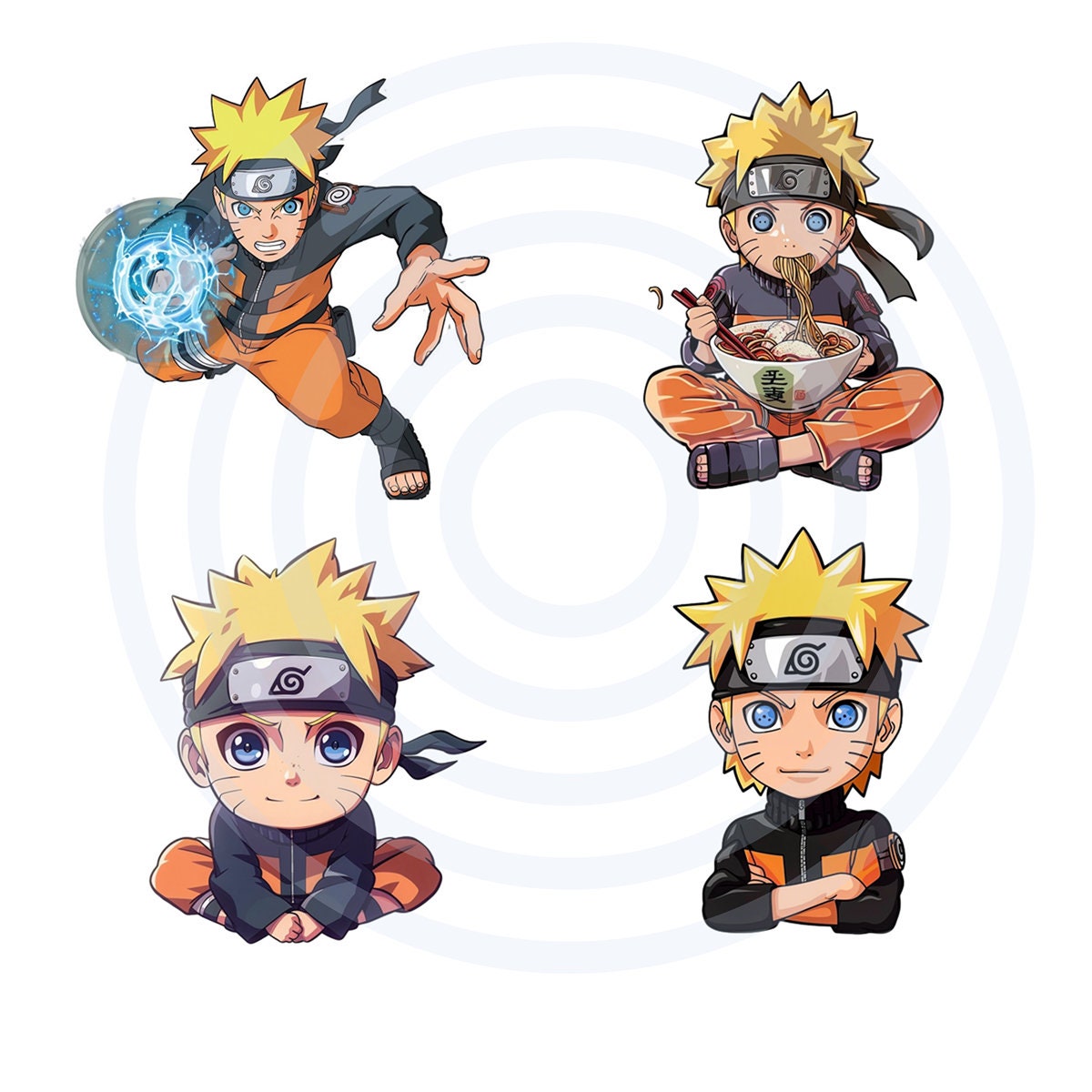Naruto PNG, Anime Sticker PNG Pack, Anime Sticker Set, Anime PNG, Anime ...