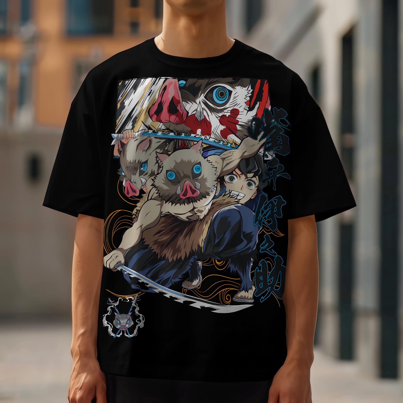 Inosuke Vector, Kimetsu No Yaiba Vector, Png, Svg, Eps, Ready to Print ...